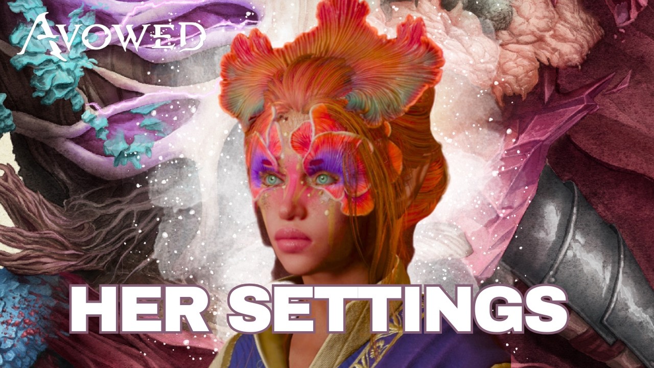 AVOWED Beautiful GODLIKE Elf Feminine settings TUTORIAL - YouTube