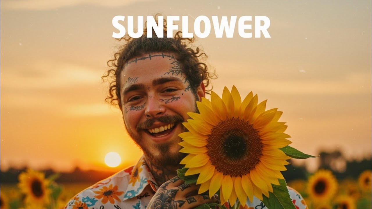 Post Malone - Sunflower 🌻🎶 - YouTube