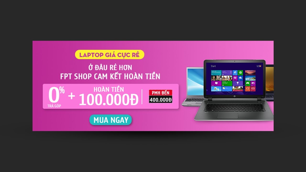 Photoshop Tutorial | Hướng dẫn thiết kế banner đơn giản bằng photoshop ...