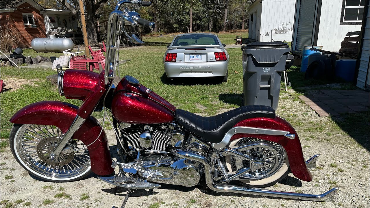 Softail cholo build - YouTube