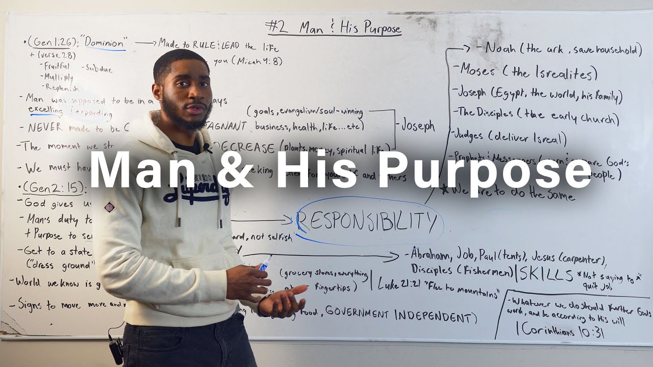The Order of Man | Pt II Man and His Purpose - YouTube