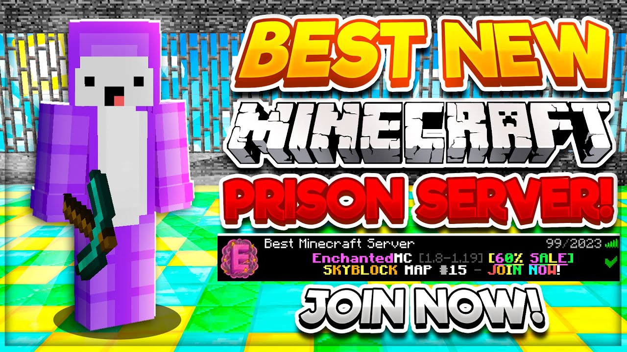 THE BEST MINECRAFT OP PRISON SERVER OF THE YEAR 2023! All Versions Compatible | Minecraft OP ...