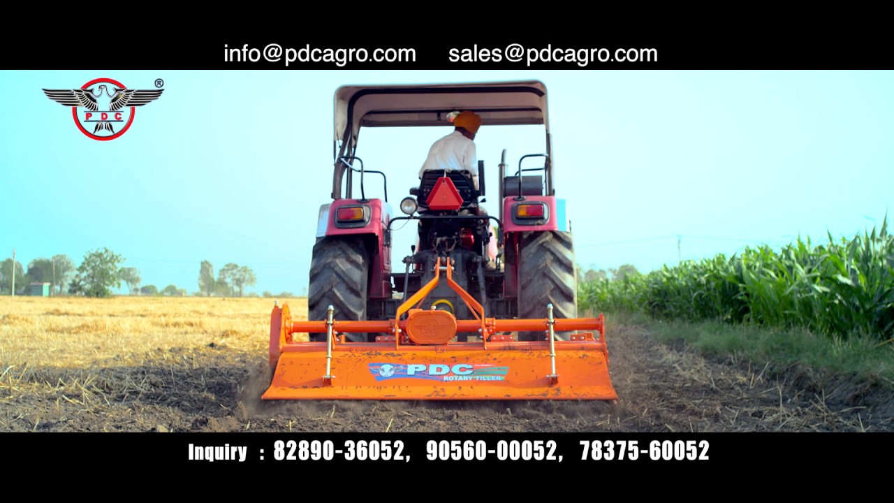 Paddy Straw Chopper PDC Agro Rajpura - YouTube