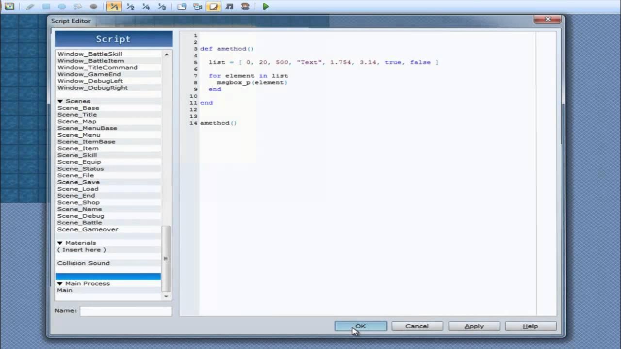 RGSS3 Scripting Tutorials ~ Tutorial 19 - Loops - YouTube