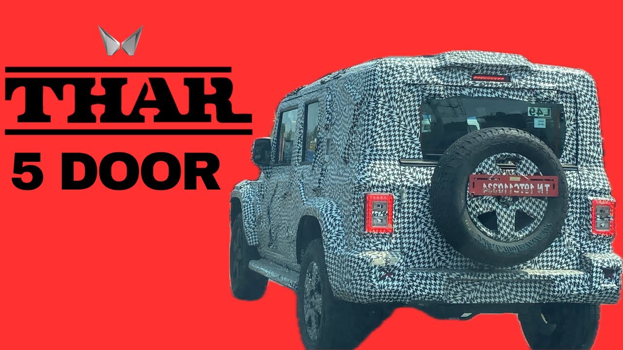Production-Ready 5 Door Mahindra Thar - Launching Soon - YouTube