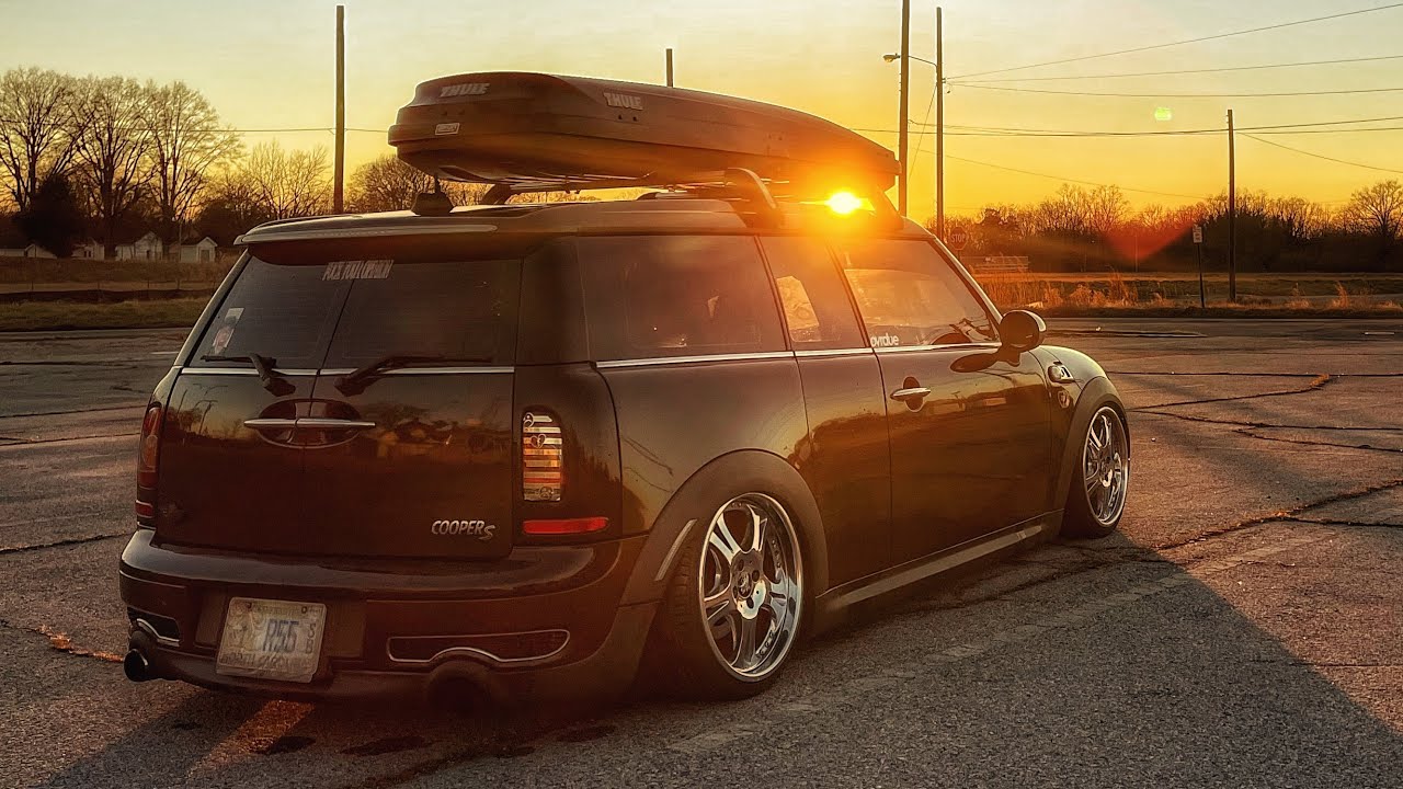 R55 Mini Cooper S Clubman with AirLift suspension - YouTube