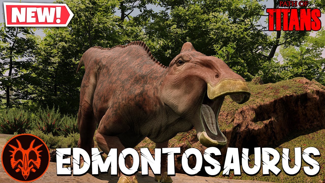Edmontosaurus Gameplay! | Path of Titans (Mod) - YouTube