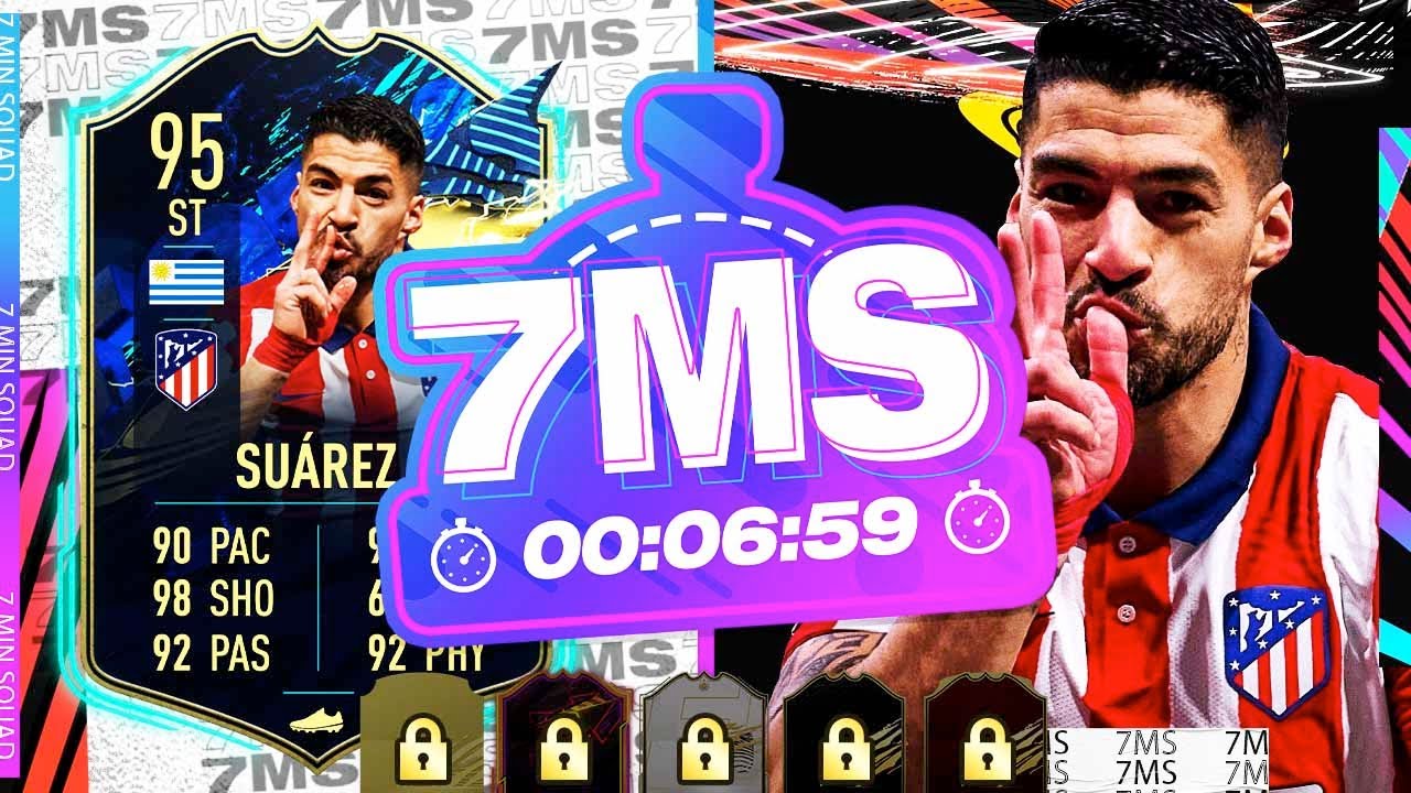100K PACKS! 4* 4* 95 TOTS LUIS SUAREZ 7 MINUTE SQUAD BUILDER!! - FIFA ...