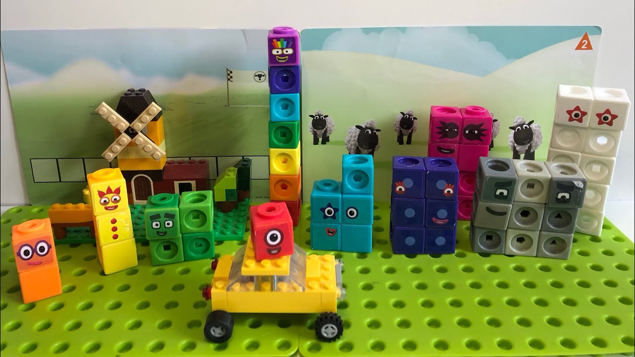 Colorful Maths with Numberblocks from 1 to 20 Multiplication for Kids ...