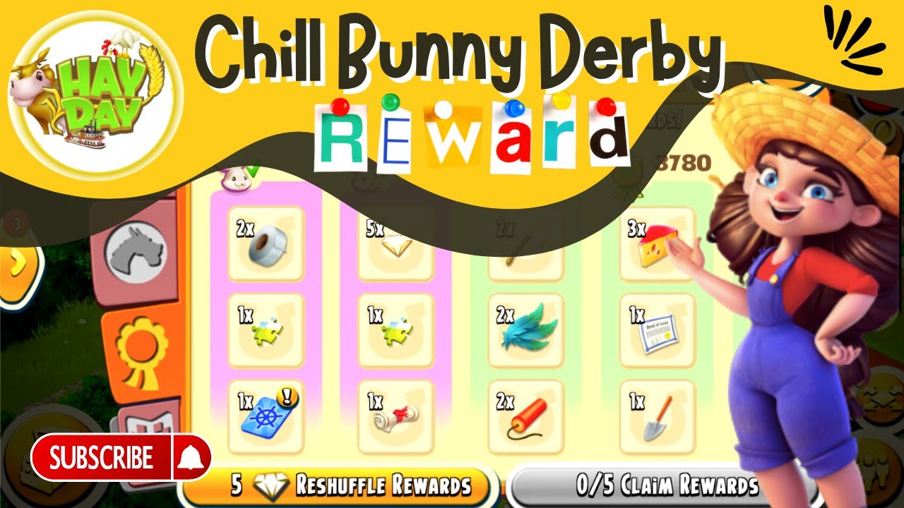 Chill Bunny Derby Reward | GamePlay - Hay Day - YouTube