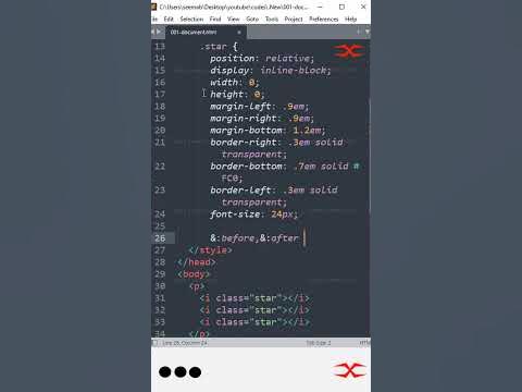 CSS Stars | HTML CSS - YouTube