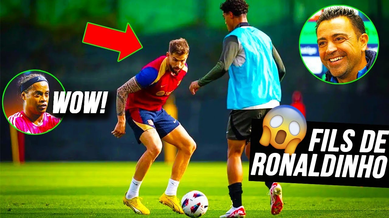 Le fils de RONALDINHO a surpris tout le monde à l'entraînement de ...