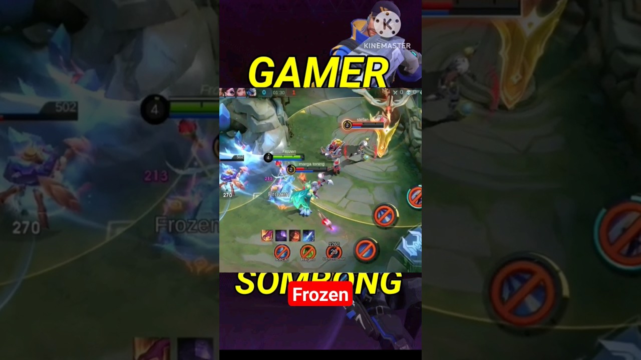 GUSION Frozen #shorts #mobilelegends #mlbb - YouTube