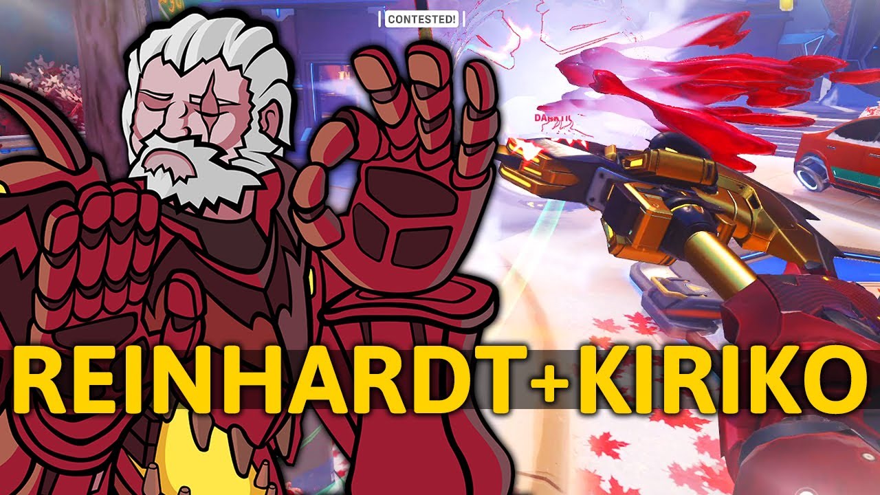 Reinhardt + Kiriko's Kitsune Rush = HYPER SWING! - Overwatch 2 - YouTube