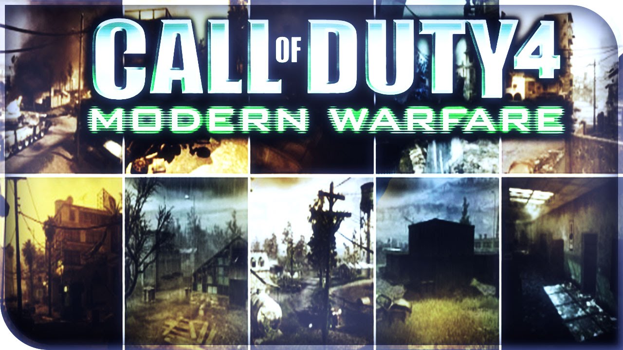 ELLES SONT DÉVOILÉES! LES 10 MAPS DE COD 4 REMASTÉRISE! (Cod4 ...