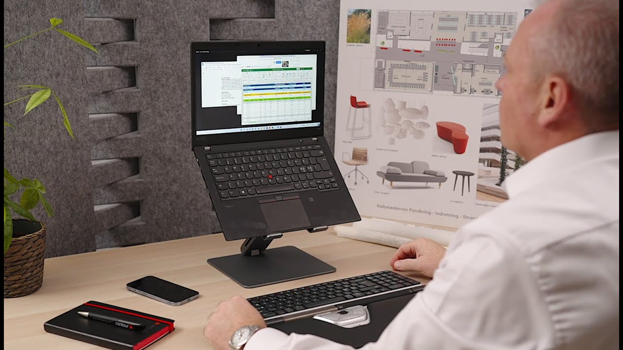 Contour Laptop Riser - Gute Ergonomie - YouTube