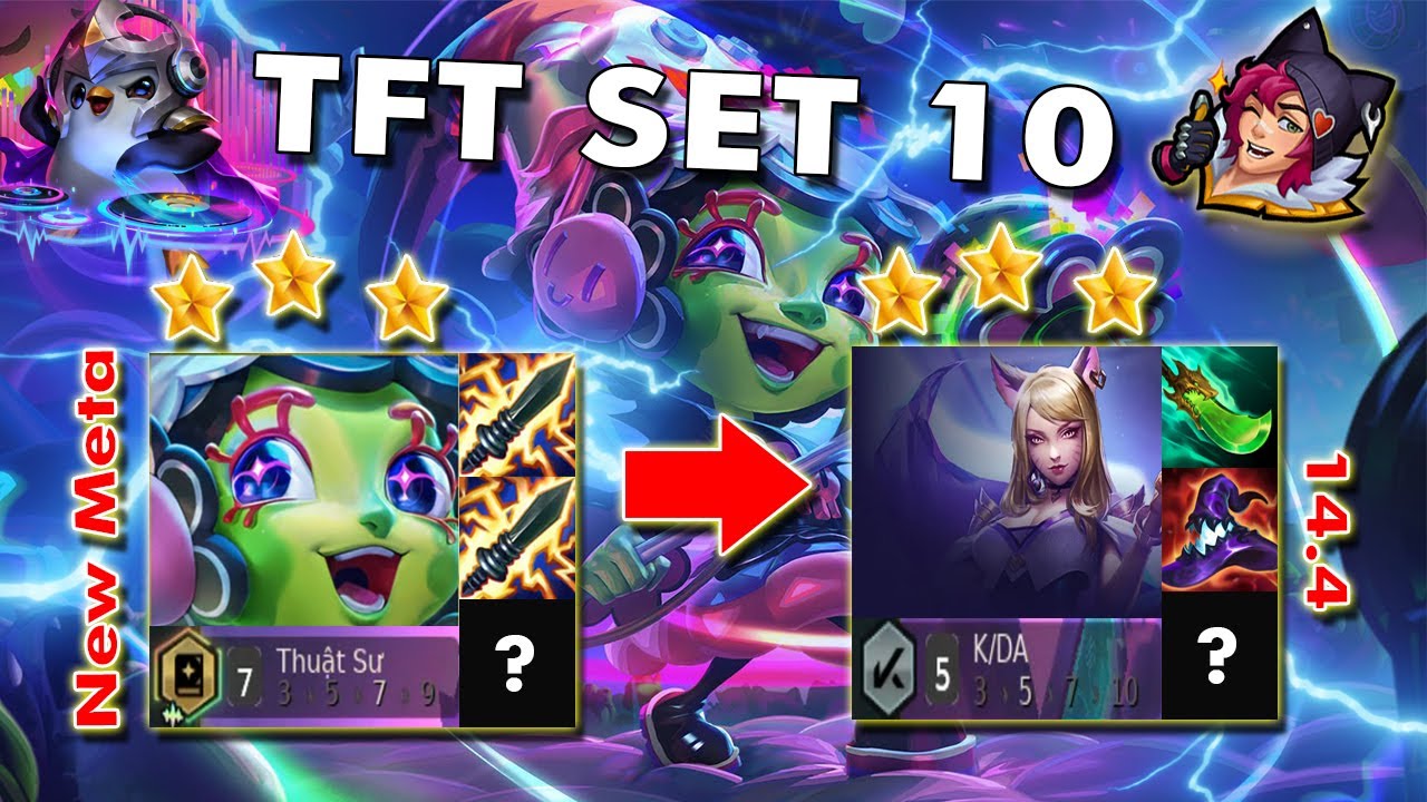 (META MỚI 14.4) LULU ⭐⭐⭐ 7 THUẬT SƯ + 5 KDA = AHRI ⭐⭐⭐ | FnC TFT - YouTube