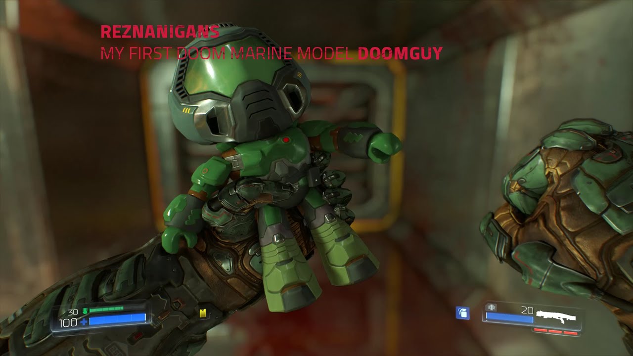 FISTBUMP! My First Doom Marine Model Unlocked! - YouTube