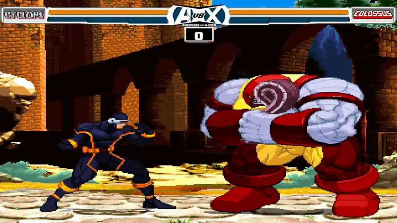 Avengers vs X-Men MUGEN 1080P HD Playthrough with CYCLOPS PT. 1 - YouTube