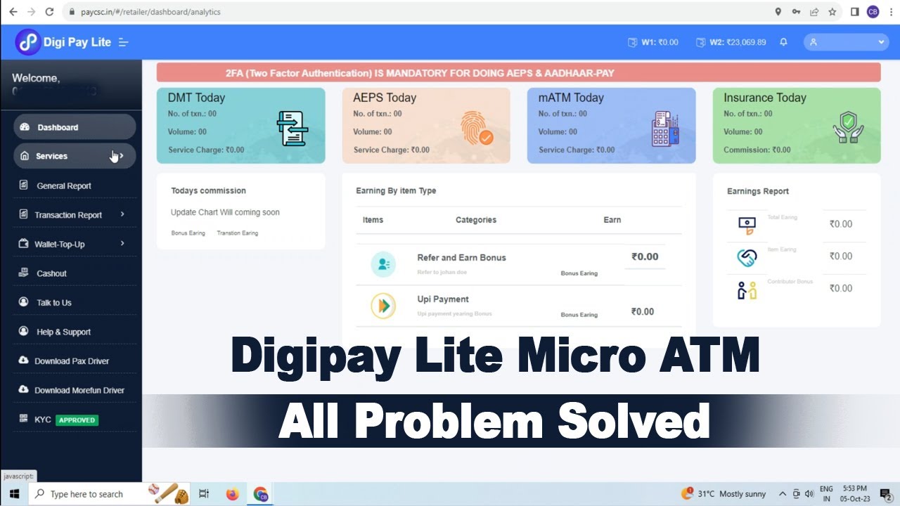 Digipay Lite Good News - Digipay Lite Micro ATM Installation in PC ...