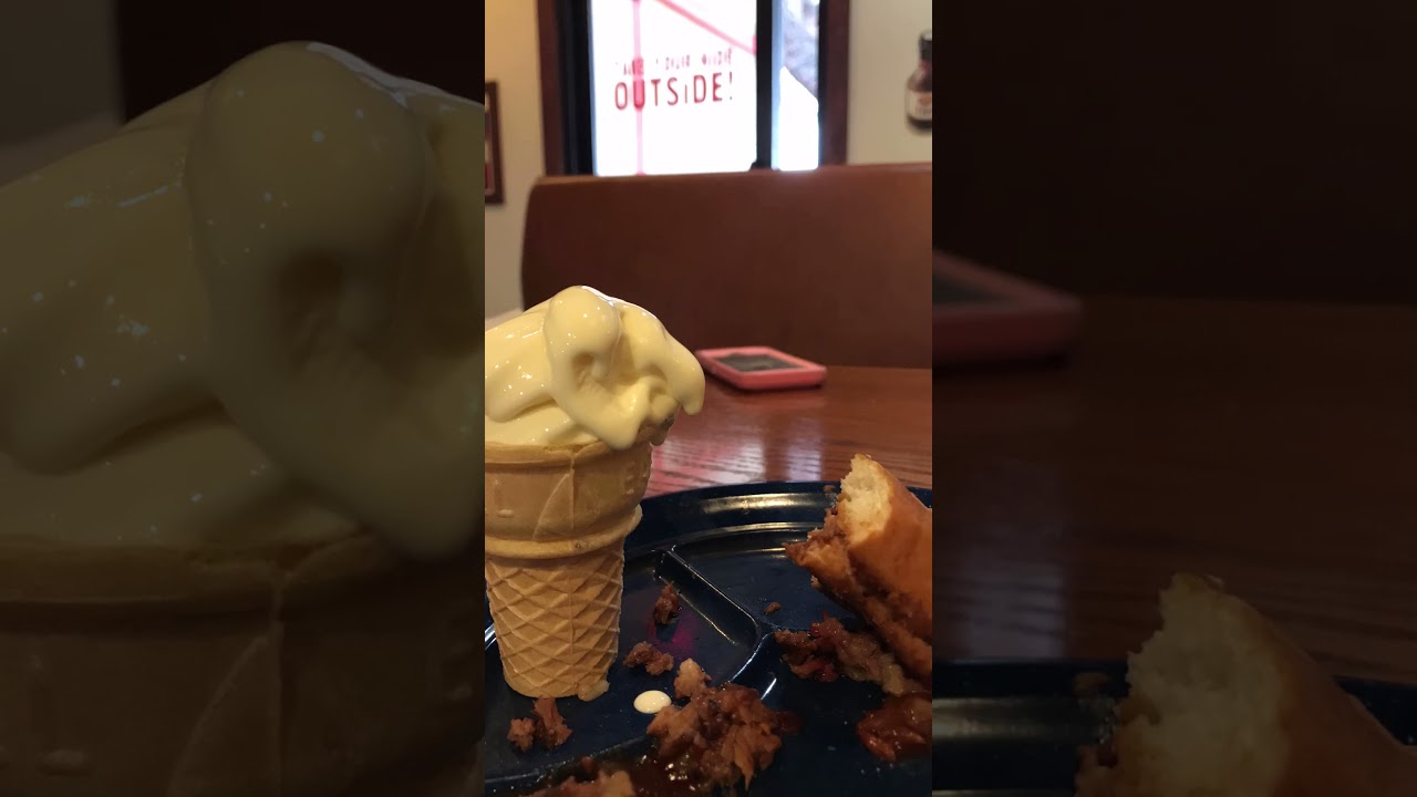 Ice cream melting time lapse - YouTube