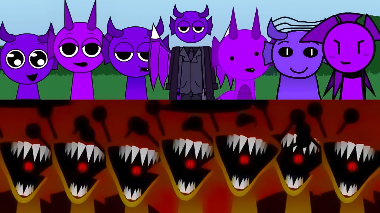 Incredibox Sprunki Durple Retake VS Yellow Phase #4 ((All Character ...