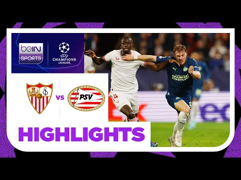 Sevilla v PSV | Champions League 23/24 | Match Highlights