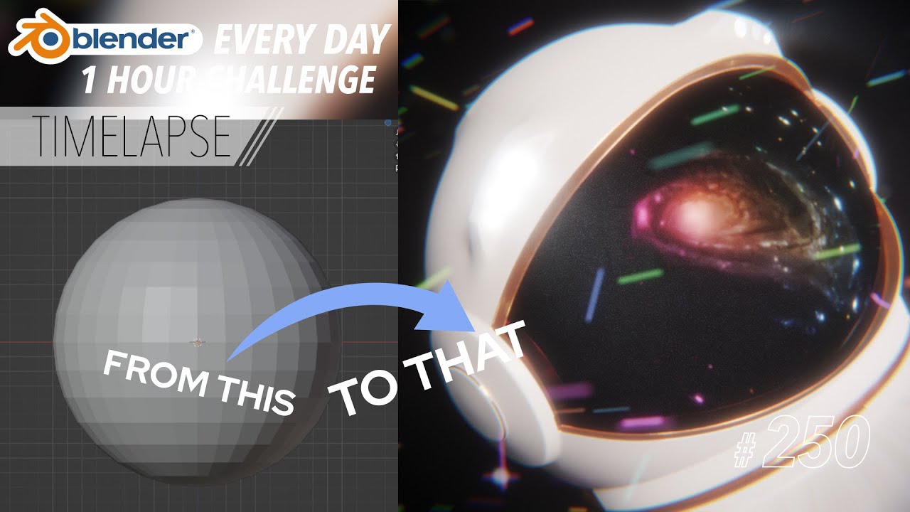 Modeling a Spacesuit from a Sphere - Blender Every Day #250 - YouTube