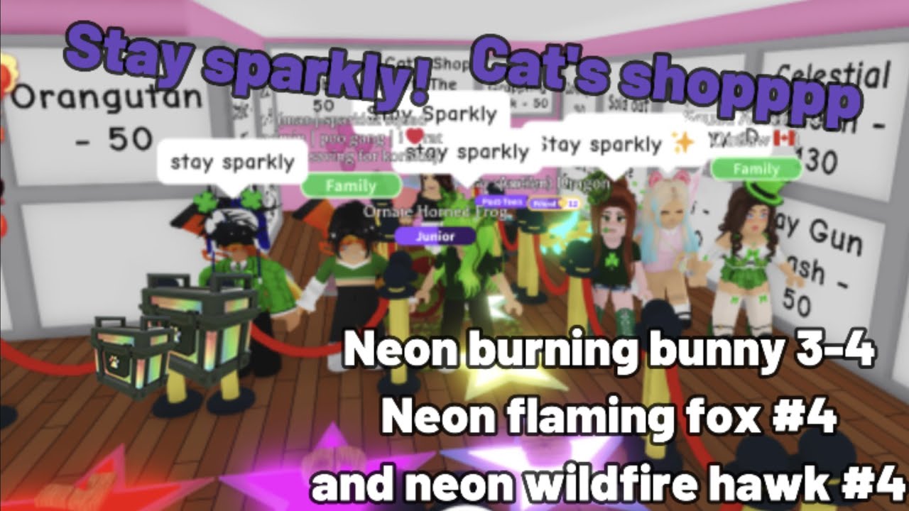 neon burning bunny #3&4 neon flaming fox #4 and neon wildfire hawk #4 ...