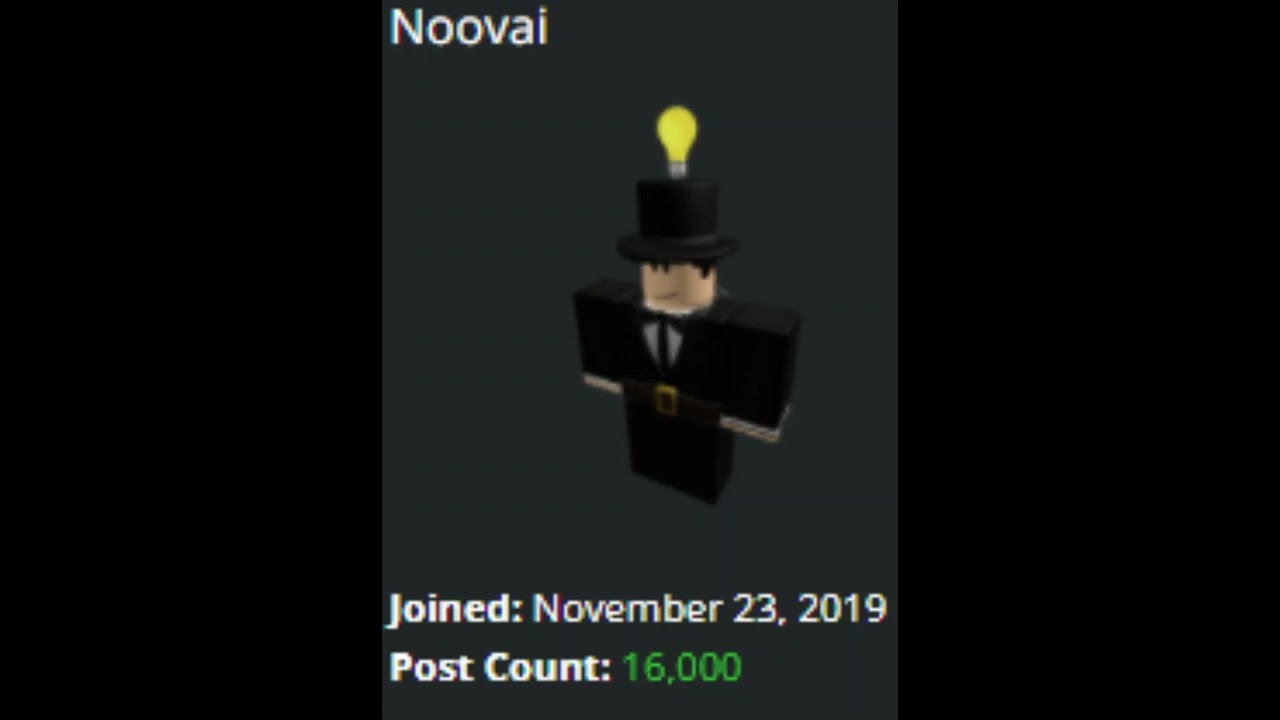 16,000th post! (rblx.trade/forums - YouTube