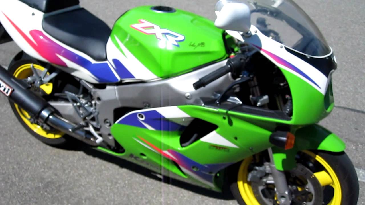 Kawasaki ZXR 750 L - Devil exhaust - YouTube