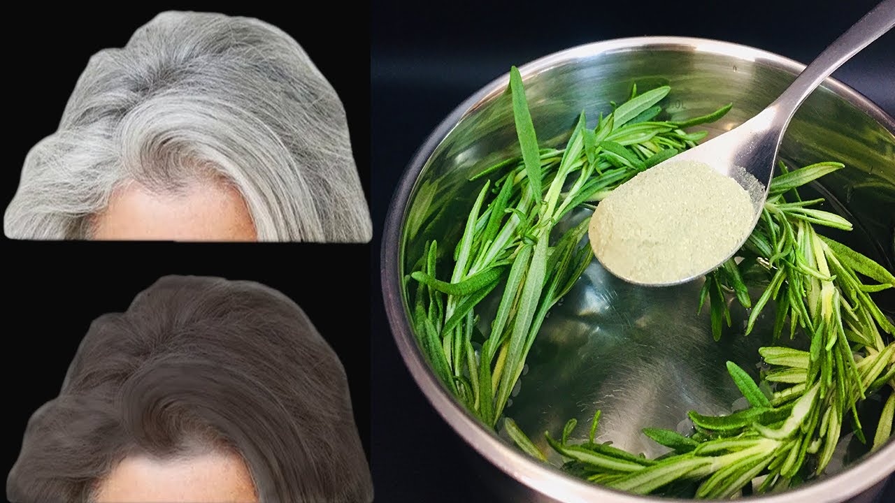 Moyen efficace de se débarrasser à 100% des cheveux gris en 5 minutes ...