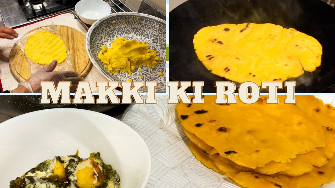 Makki Ki Roti Recipe | Soft Cornmeal Flatbread | Gluten Free Indian ...