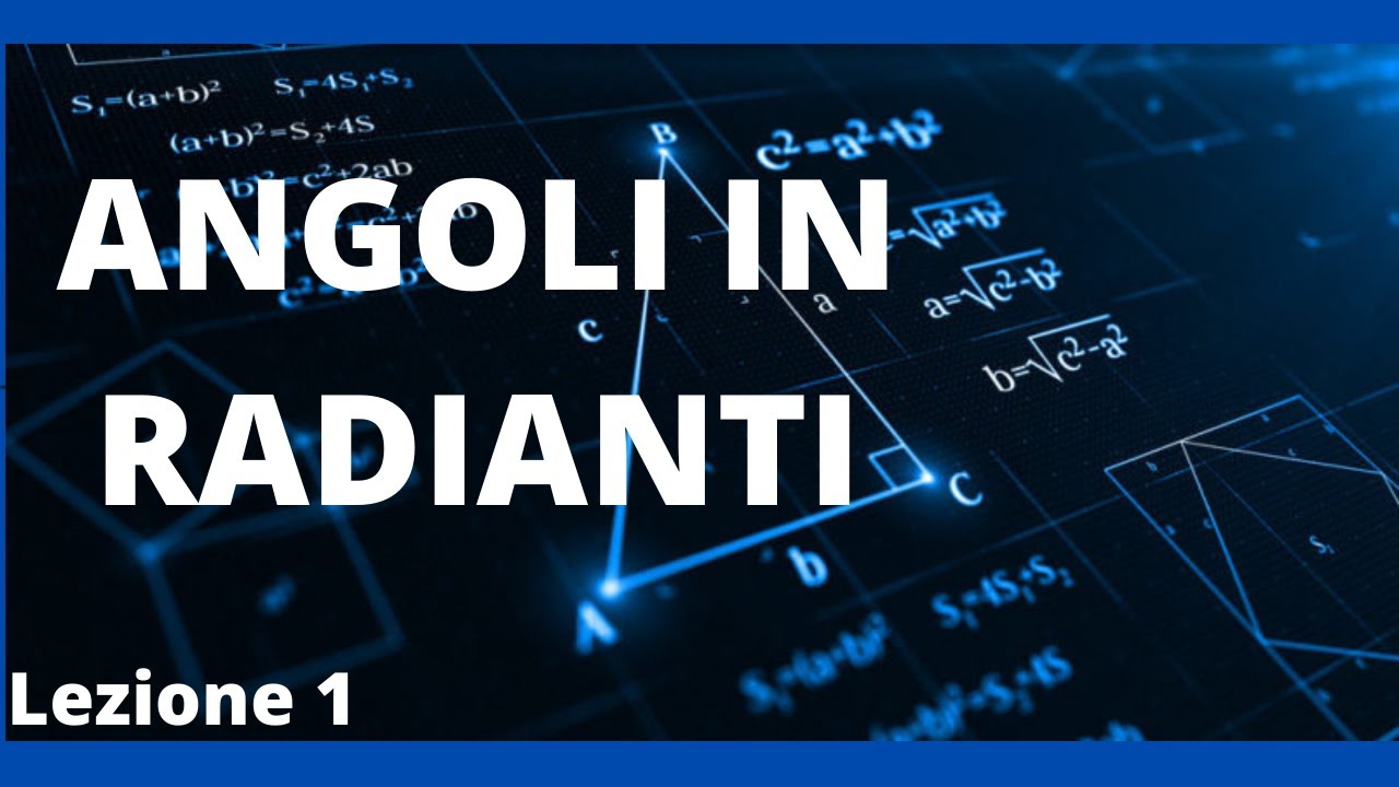 Angoli in radianti...spiegati in modo facile - YouTube