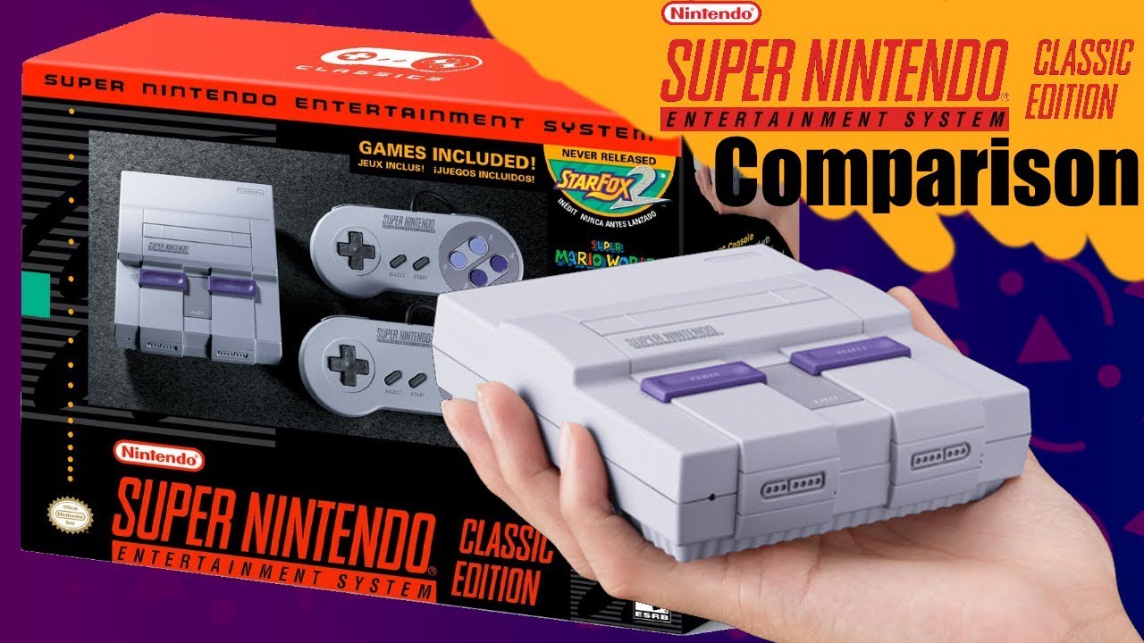 SNES Classic Edition Console Comparisons - Let's Talk - YouTube