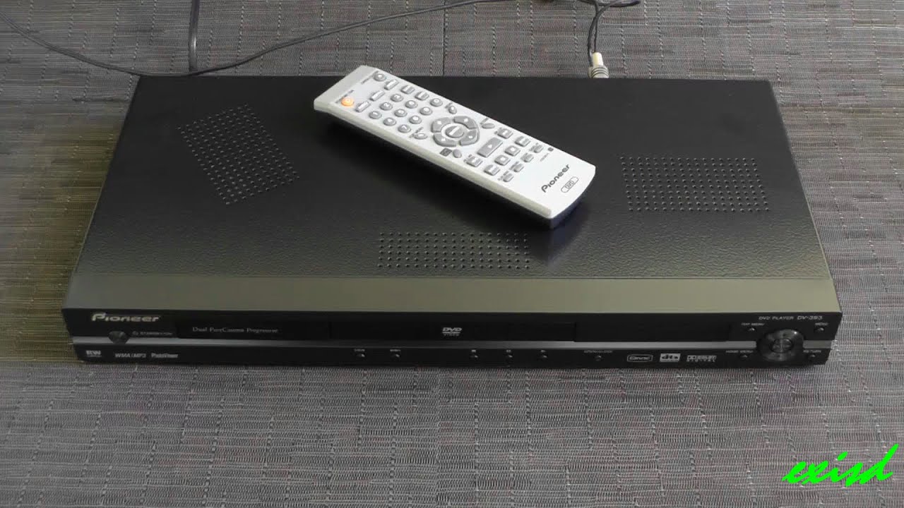 Pioneer dvd DV-393 dvd player lejátszó - YouTube