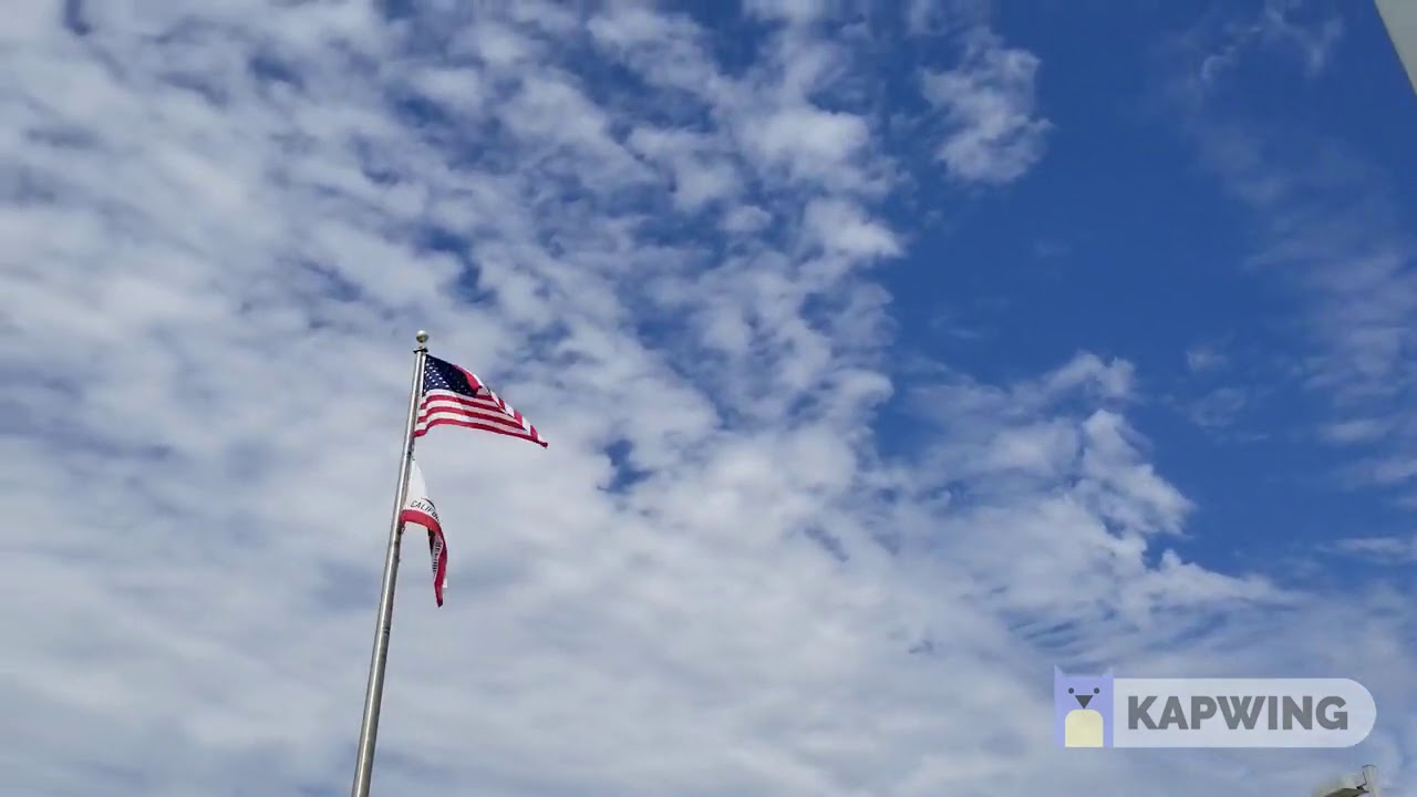 Clouds & Flags Time Lapse - YouTube
