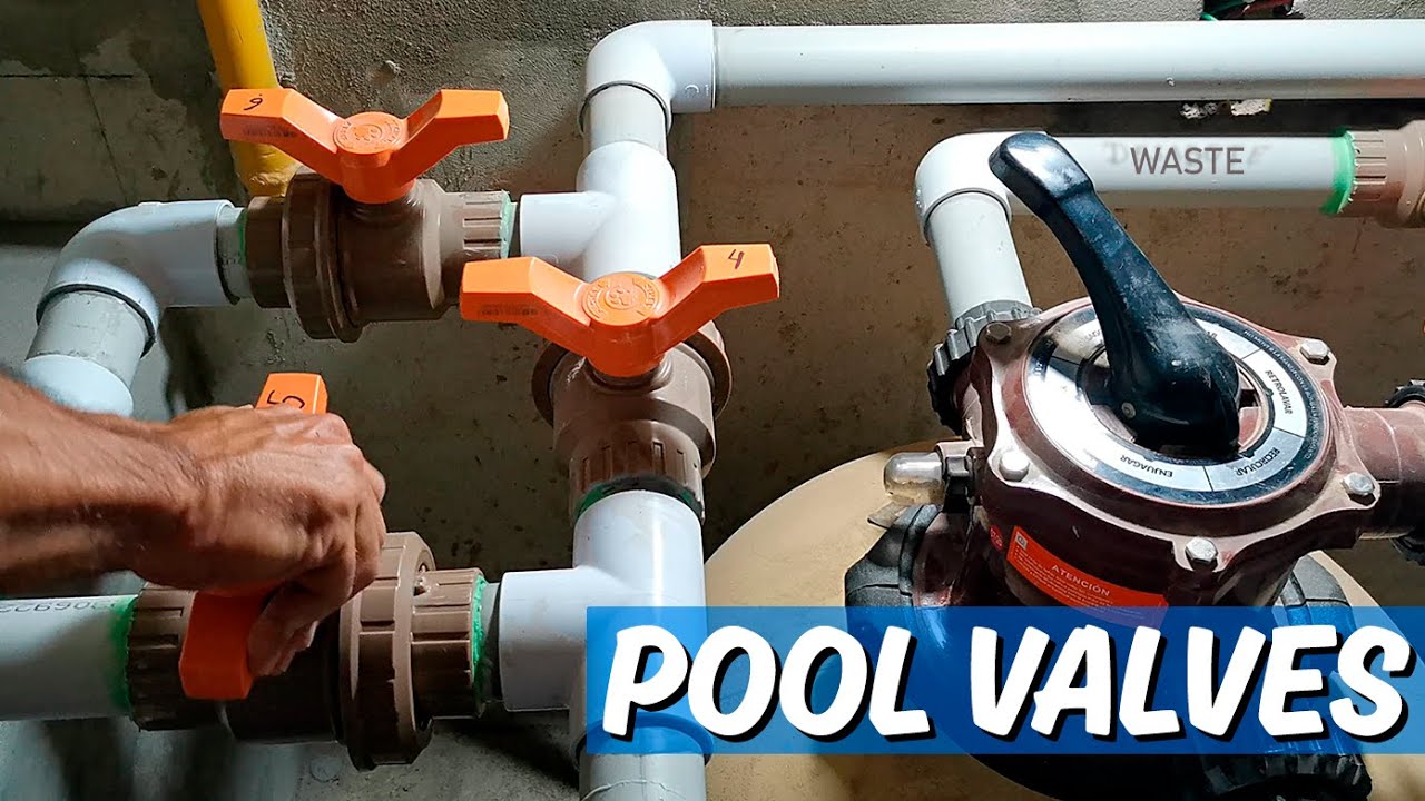 How to set the Pool Valves and the Filter | Pool - YouTube
