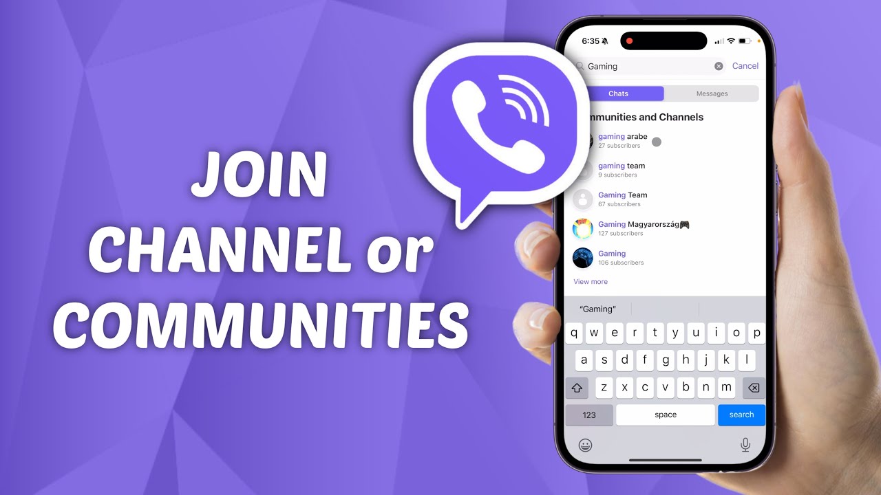How to Join Channel/Communities on Viber - YouTube