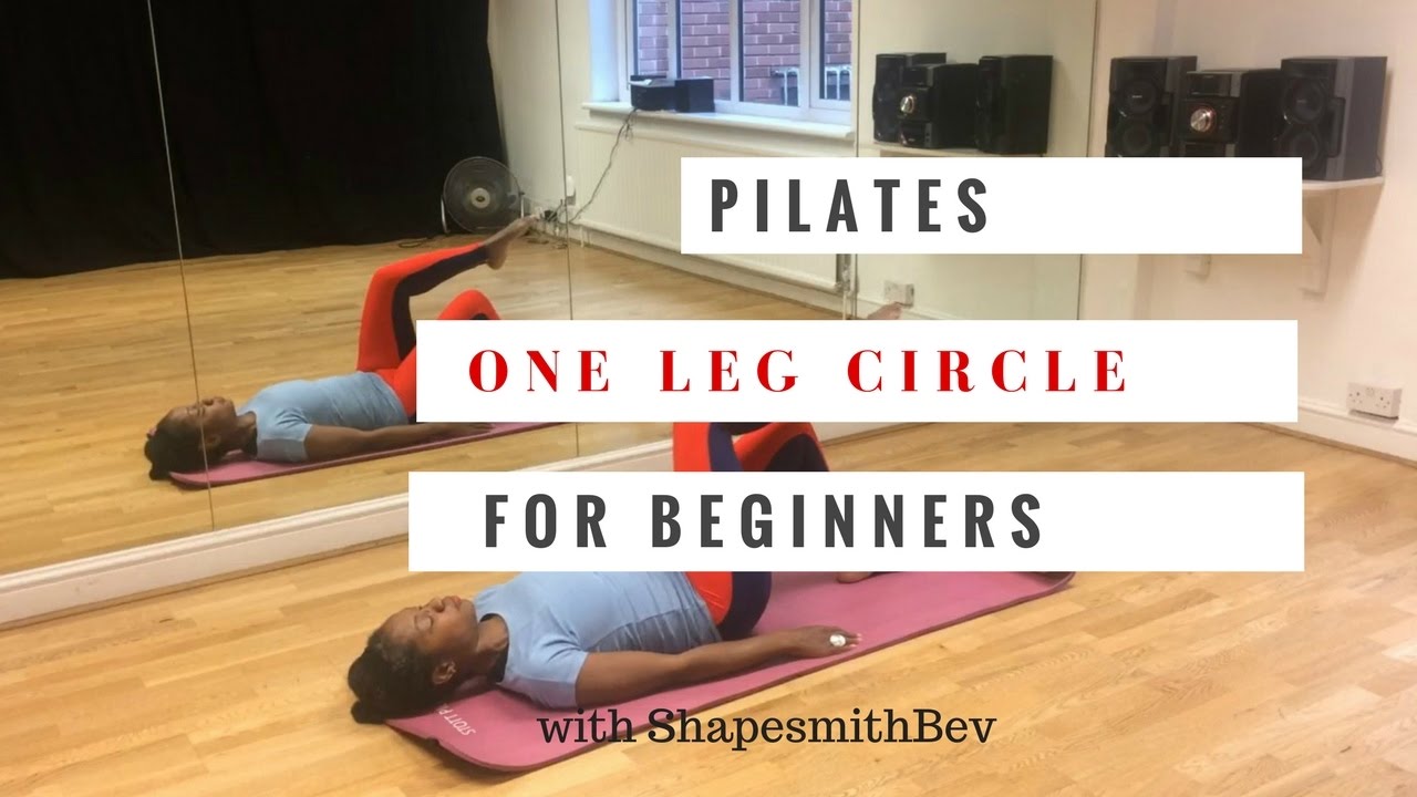 Pilates for beginners: one leg circle - YouTube
