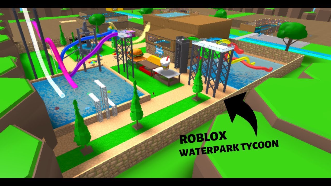 ROBLOX WATERPARK TYCOON - YouTube