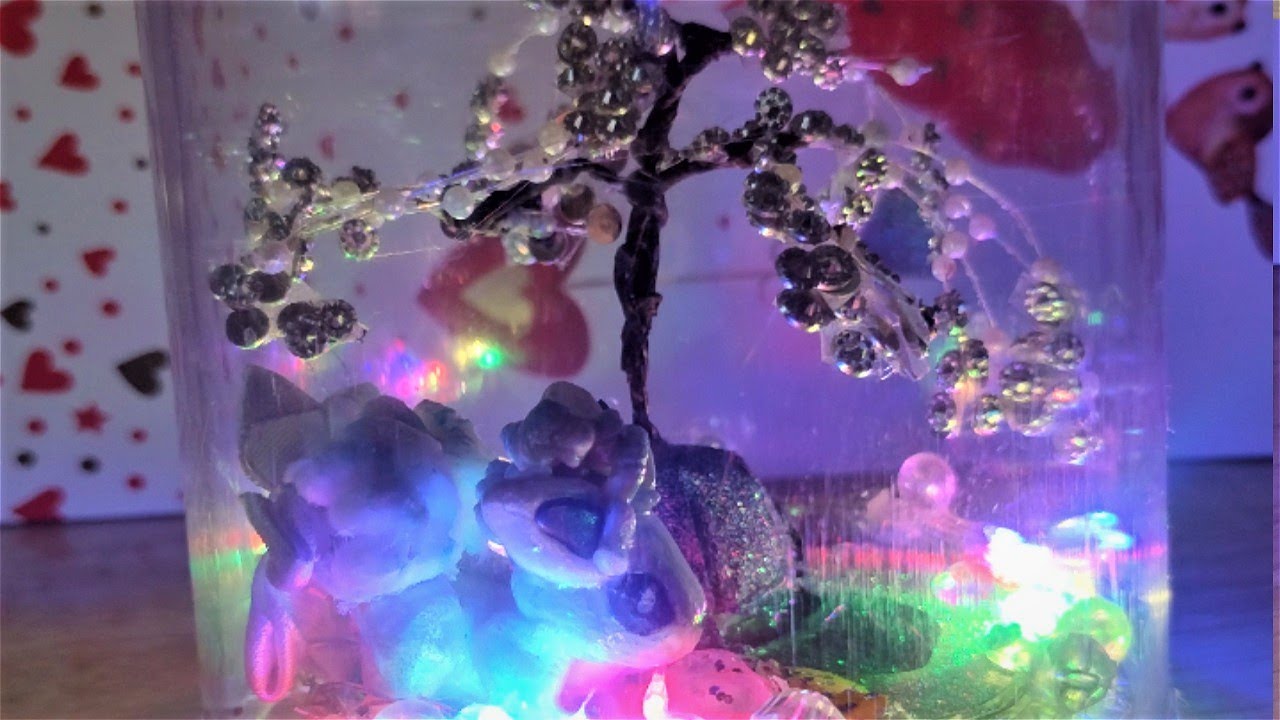 Gorgeous & Elegant crystal tree light-up centerpiece! - YouTube