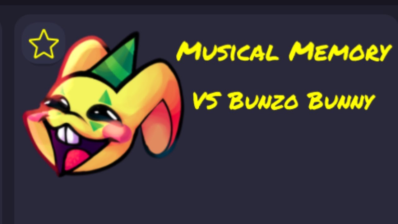 FNF VS Bunzo Bunny Musical Memory Song ( Roblox Funky Friday ) - YouTube