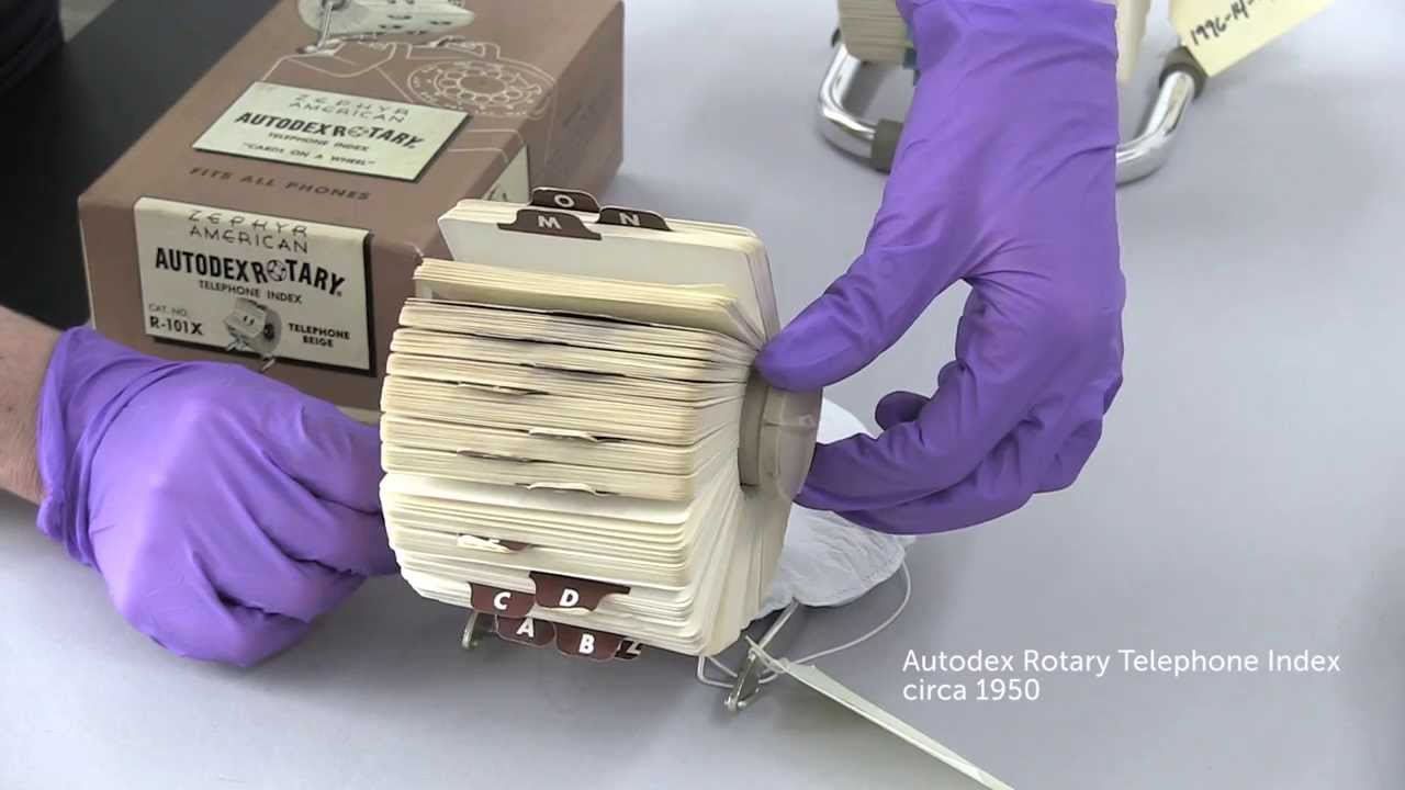 Collections in Motion: Rolodexes - YouTube
