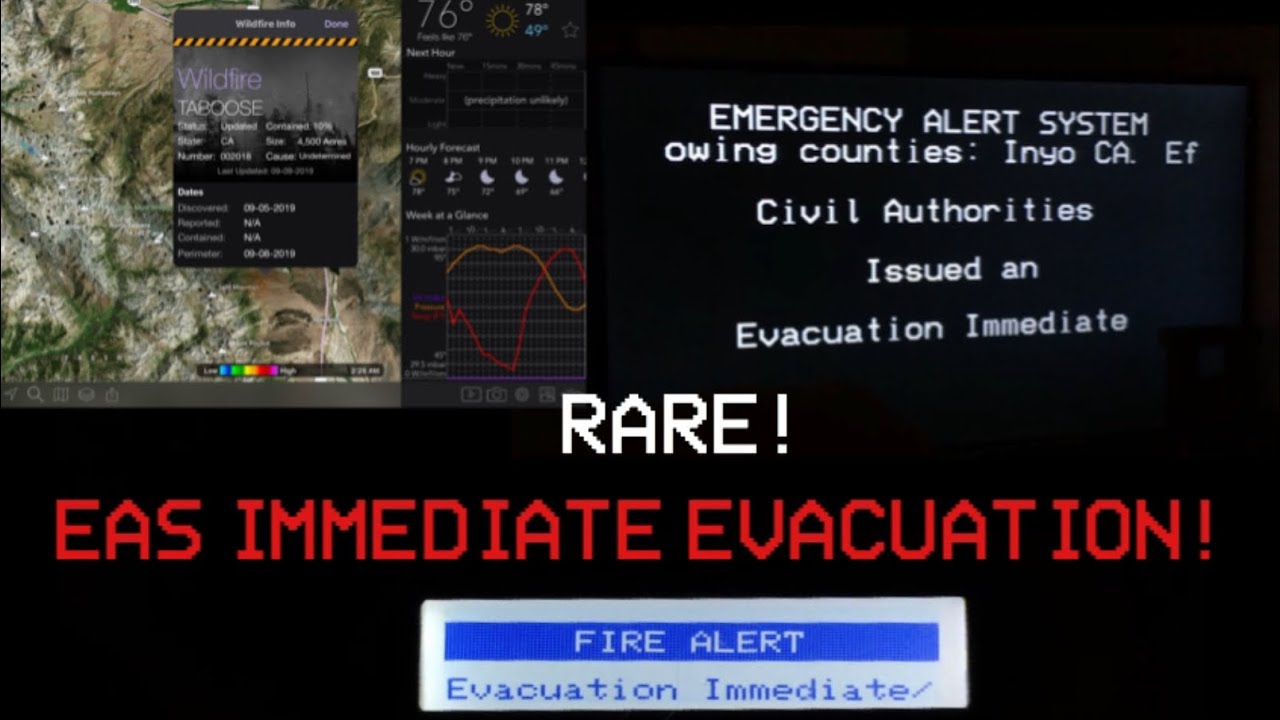 RARE! EAS 676 Immediate Evacuation Warning (Thank you for 1,700 ...