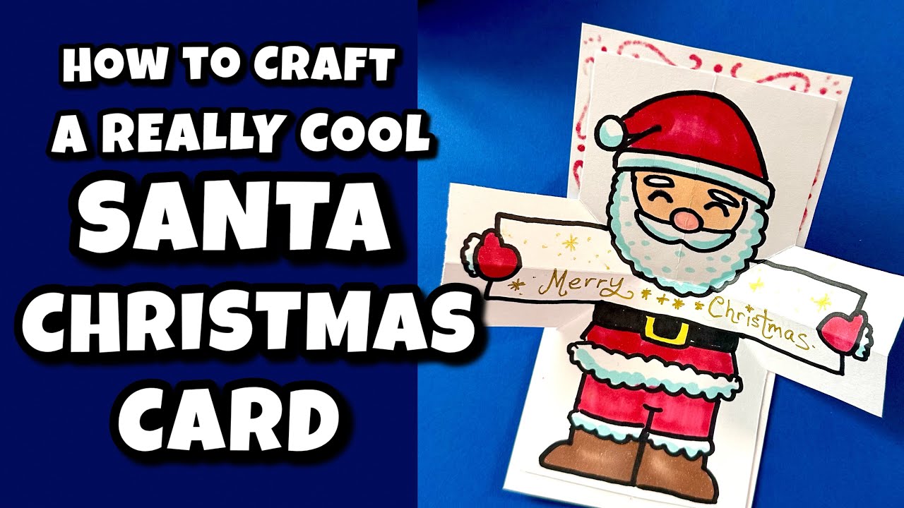How to Craft a Really Cool Christmas Card - YouTube