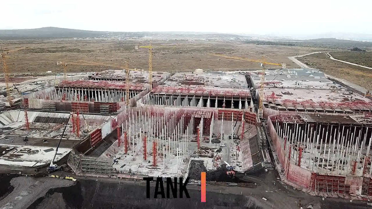 2018-11-01 OTMS Saldanha Crude Oil Storage Construction Progress - YouTube