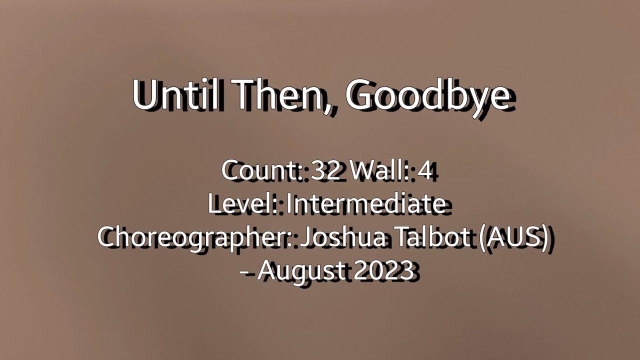 Until Then, Goodbye-Intermidate - YouTube