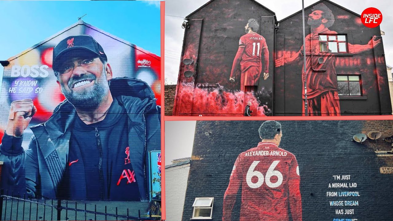 UNREAL! Every Liverpool FC Wall Mural in Anfield, Liverpool - YouTube