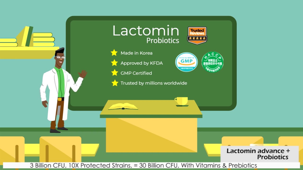 Lactomin Advance + Probiotics - YouTube